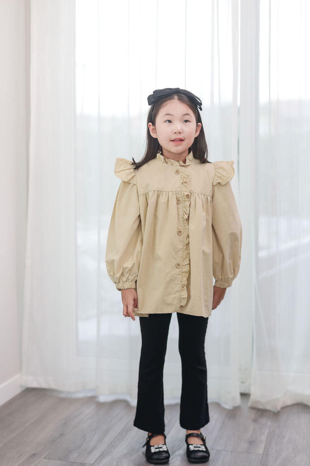 Ruffle Charm Coat – CUTEY N COOLTY